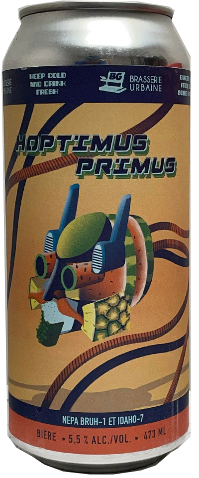 Hoptimus Primus - BG Brasserie Urbaine - Masoif.com